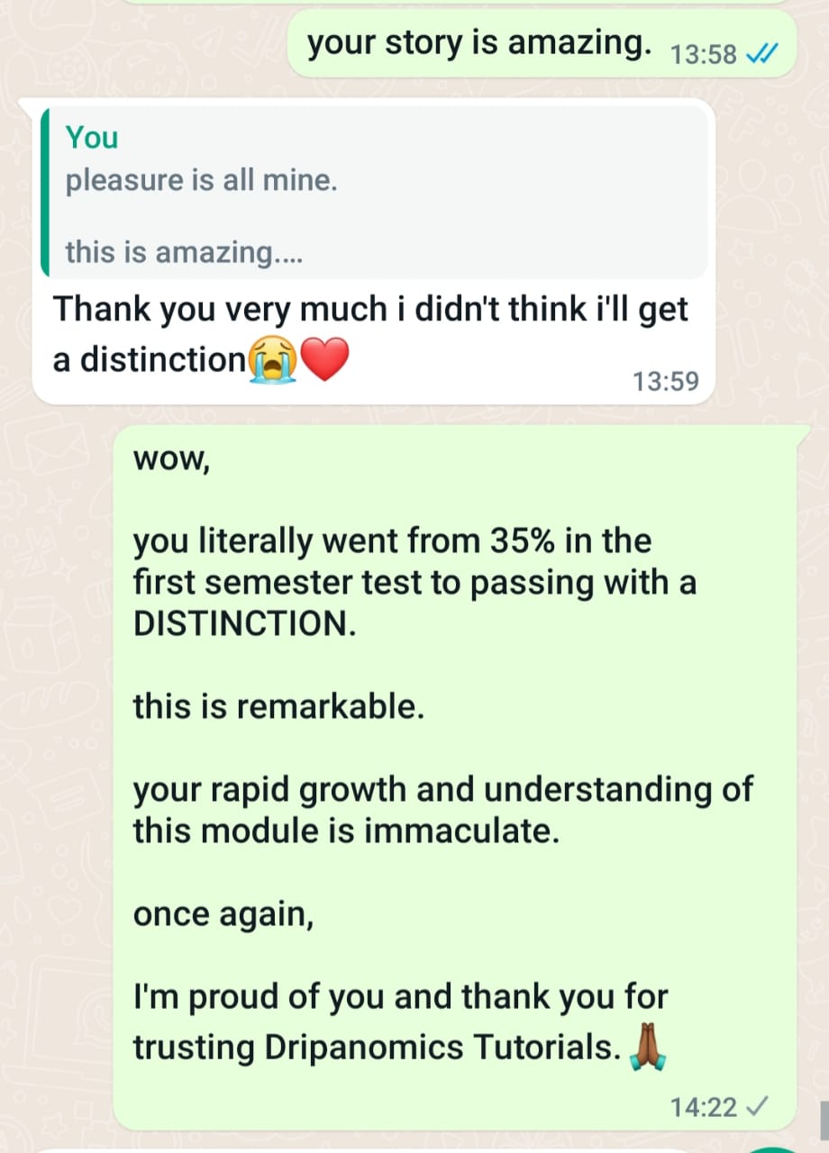 Dripanomics Tutorials|Reliable tutoring service in Johannesburg, South ...